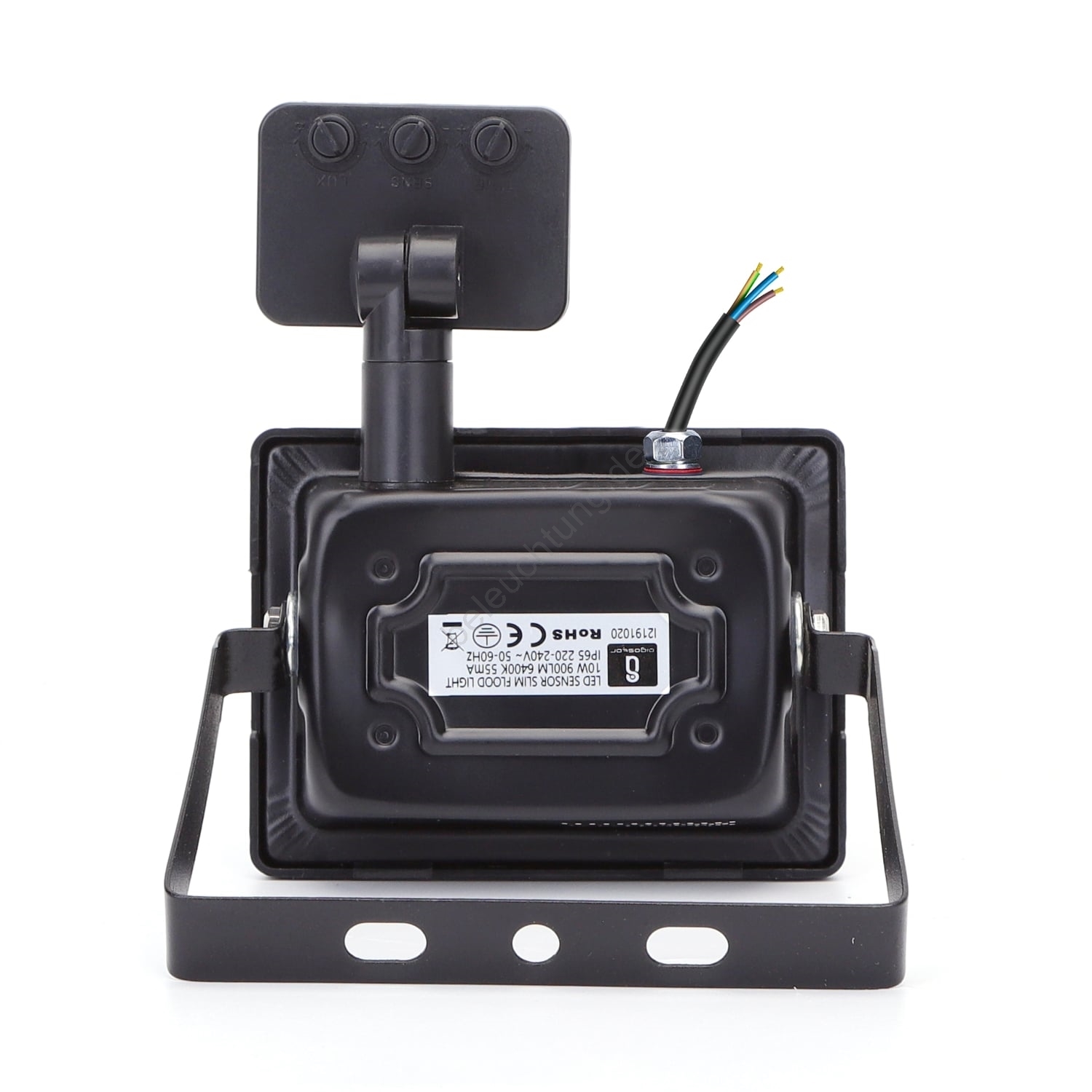 Aigostar - LED-Flutlicht mit Sensor LED/10W/230V 6400K IP65 schwarz ...