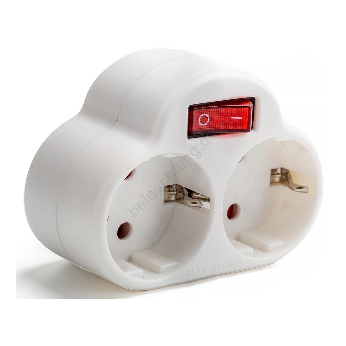 Aigostar - Verteilersteckdose mit Schalter 2x16A/250V | Beleuchtung.de