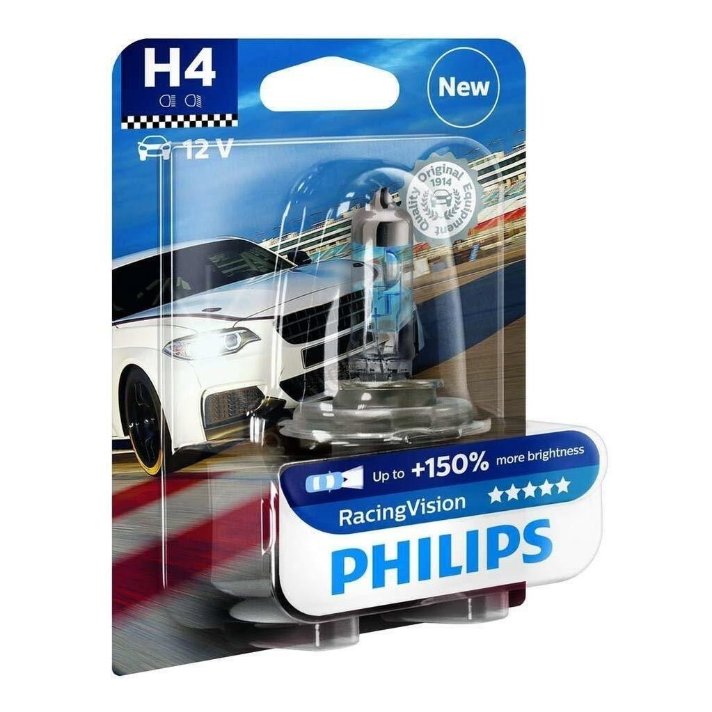 Autoglühbirne Philips RACING VISION 12342RVB1 H4 P43t-38/55W/12V ...