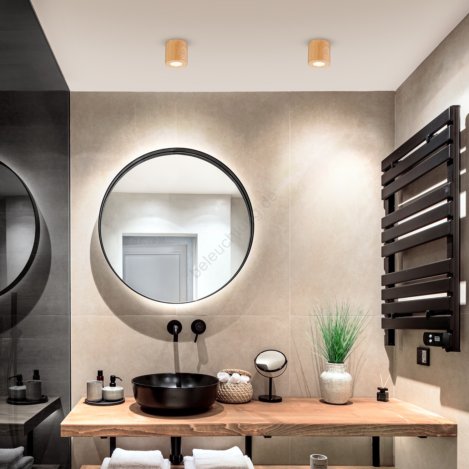 Brilagi - LED RGBW dimmbare Badleuchte MIA 1xGU10/30W/230V 84x80 mm ...