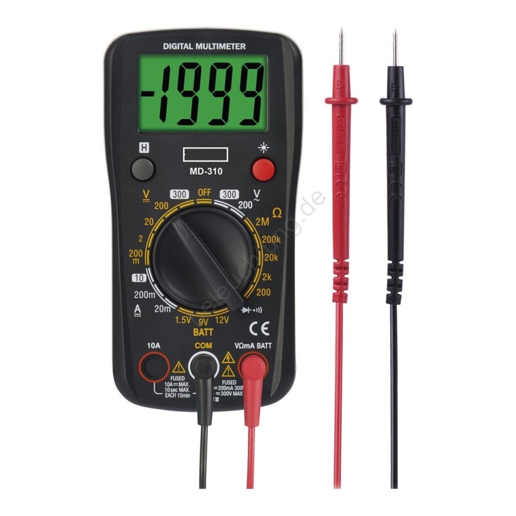 Digitaler Multimeter 300V | Beleuchtung.de