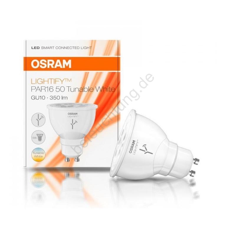 Dimmbare LED Glühbirne LIGHTIFY GU10/6W/230V 2700-6500K - Osram | Beleuchtung.de