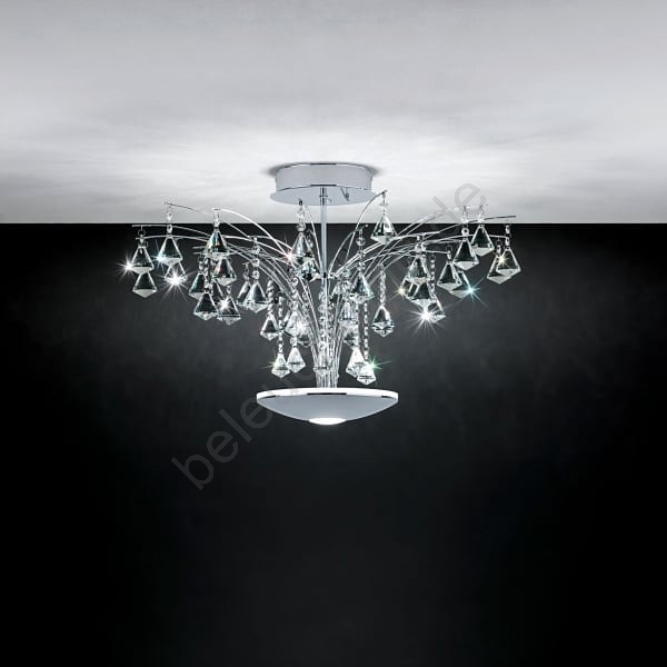 Eglo 39031 - LED-Kristall-Deckenleuchte MIRAMAS LED/16,8W+LED/6W ...