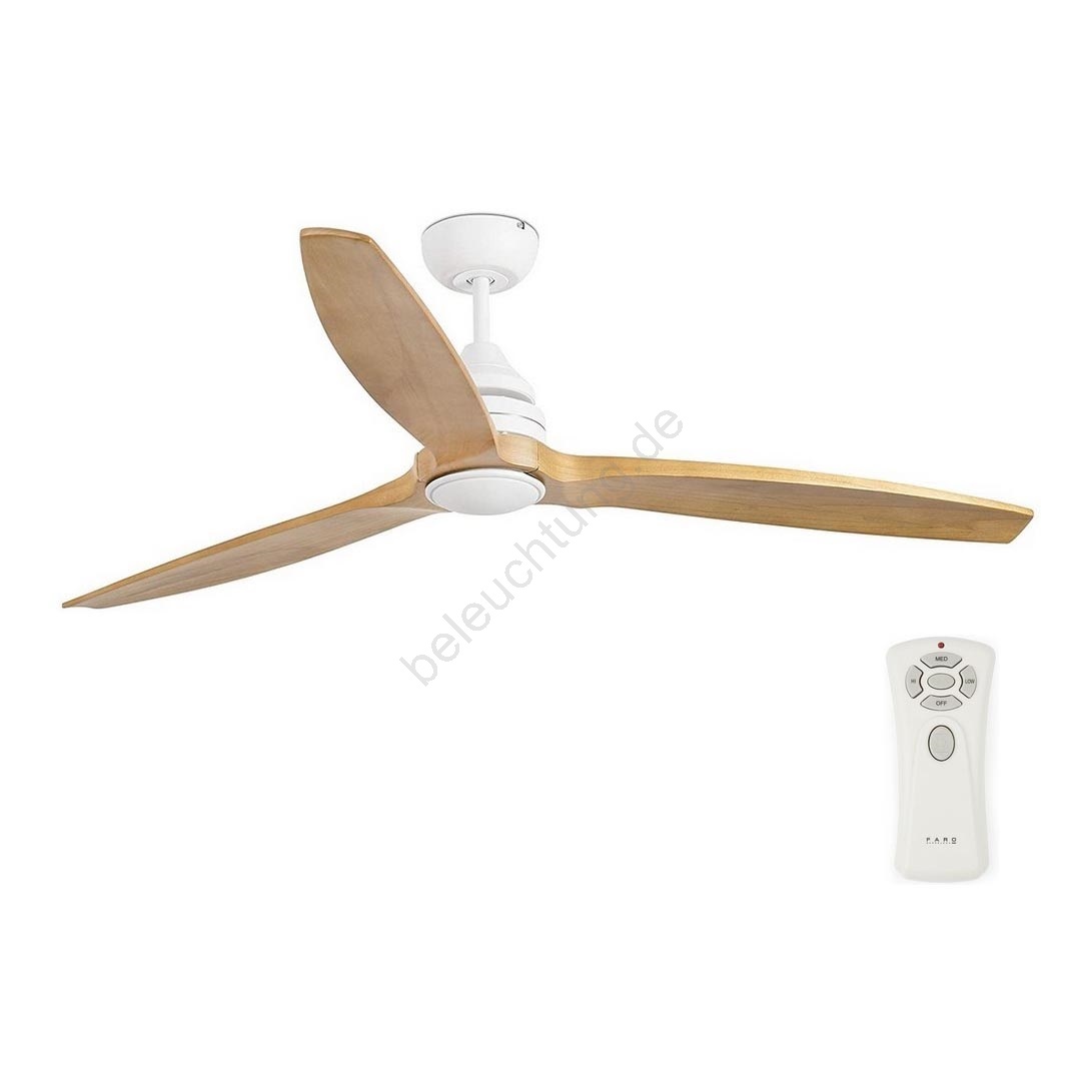 FARO 33727 - LED-Deckenventilator ALO LED/16W/230V weiß/braun + FB ...