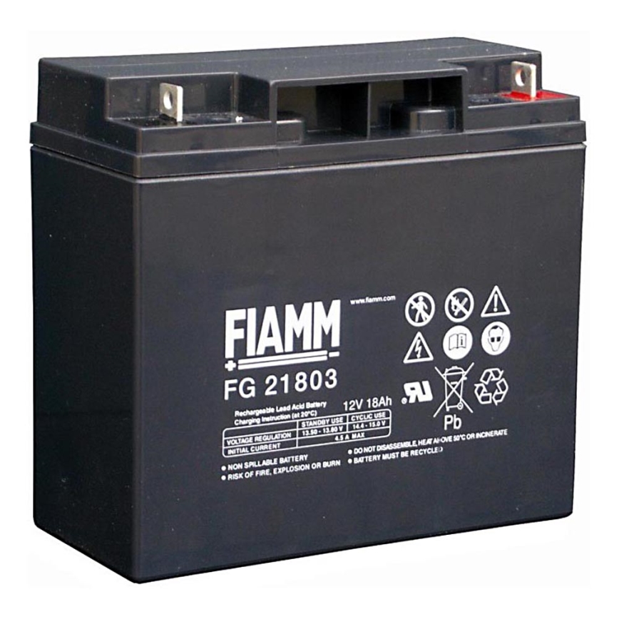 Fiamm FG21803 - Bleiakkumulator 12V/18Ah/Öse M5 | Beleuchtung.de