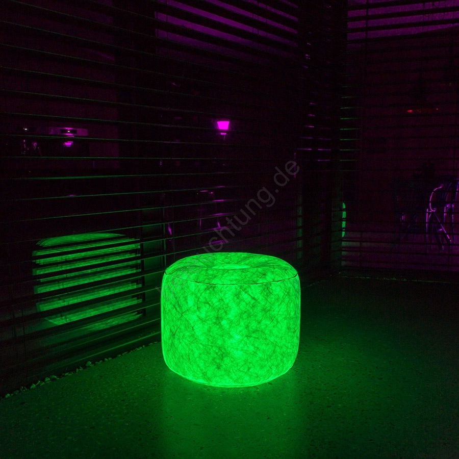 Immax 08223L - LED aufblasbarer Hocker mit Fernbedienung LED/5V/60cm ...