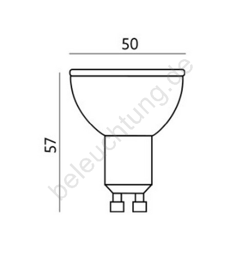 Intelligente LED RGB dimmbare Glühbirne GU10/5W/230V 2700-6500K WiFi Tuya | Beleuchtung.de