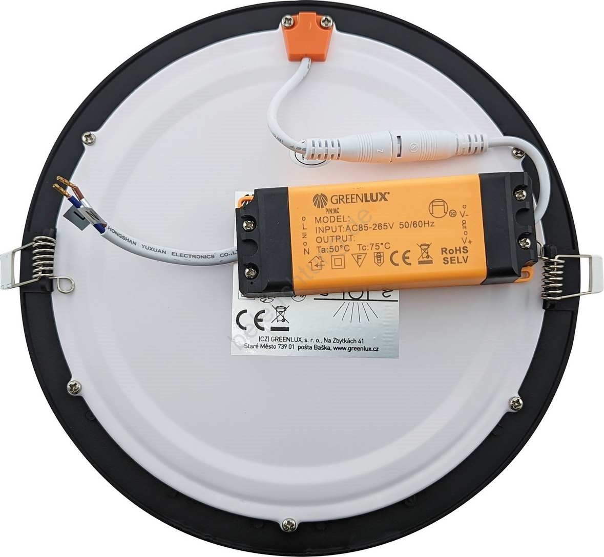LED-Badezimmer-Einbauleuchte VEGA LED/24W/230V 2800K d 29,8 cm IP44 ...