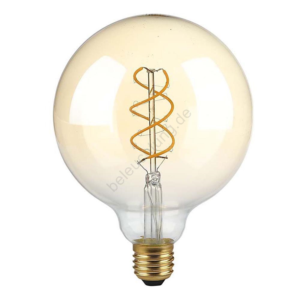 LED-Glühbirne FILAMENT G125 E27/4,8W/230V 1800K | Beleuchtung.de