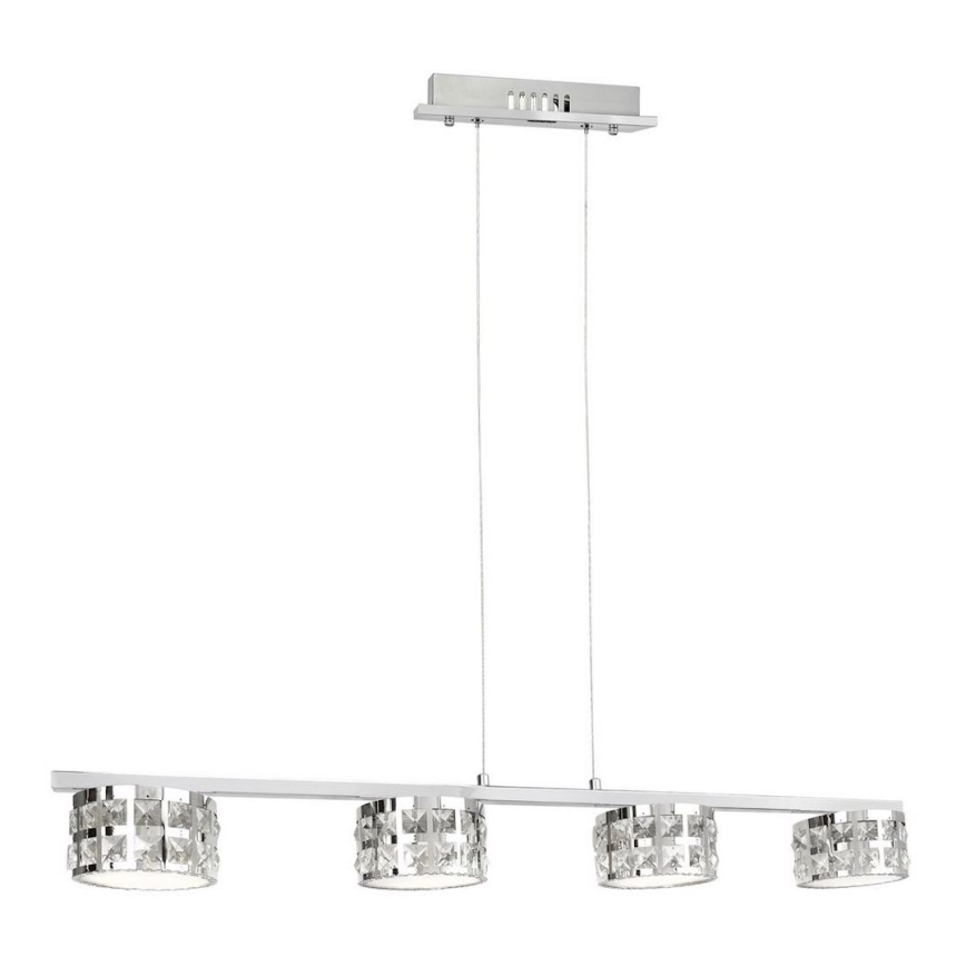 LED Kristall-Hängeleuchte ALEX 4xLED/20W/230V | Beleuchtung.de