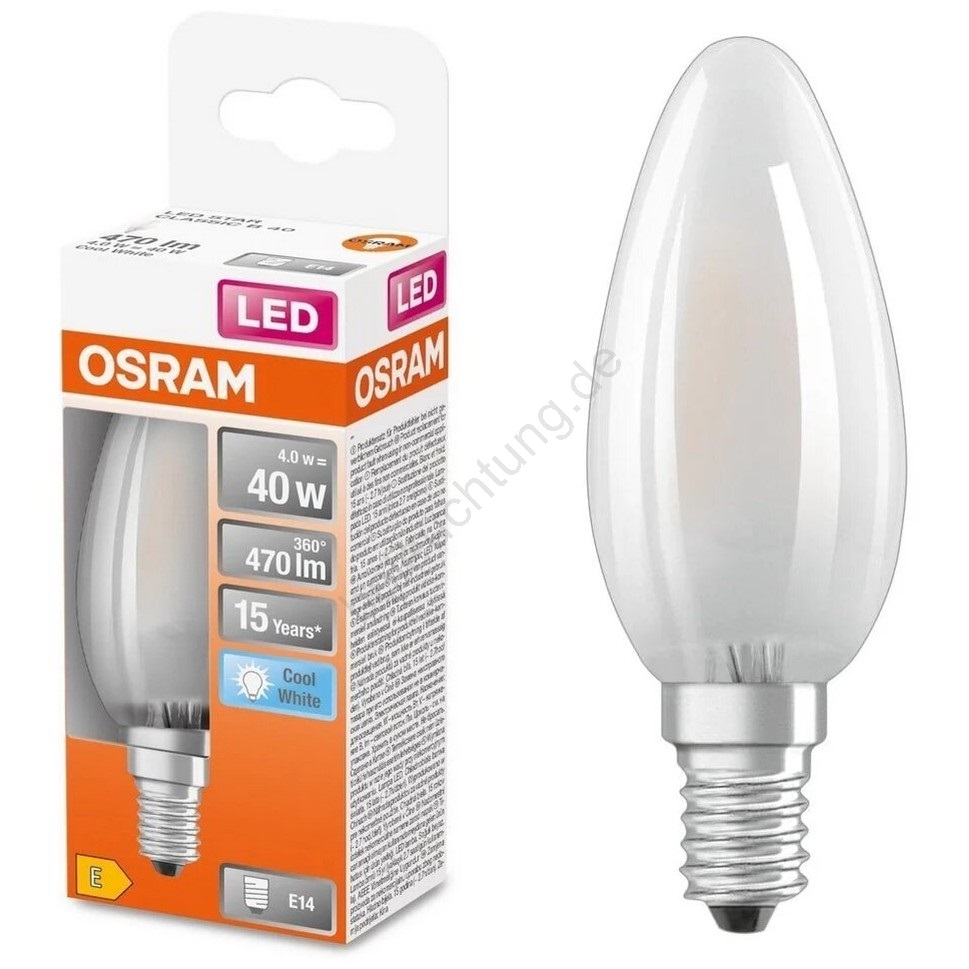 LED-Lampe STAR B40 E14/4W/230V 4000K - Osram | Beleuchtung.de