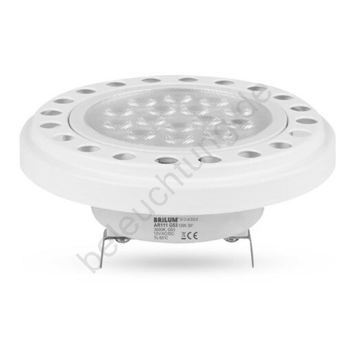 LED-Leuchtmittel AR111 G53/12W/12V 3000K weiß 30° | Beleuchtung.de
