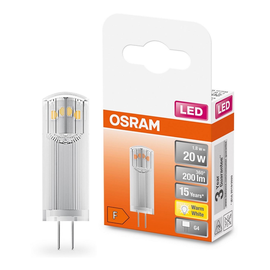 LED-Leuchtmittel G4/1,8W/12V 2700K - Osram | Beleuchtung.de