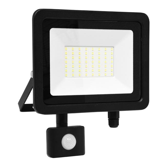 Ecolite RLED48WL-50W/PIR - LED Reflektor STAR mit Sensor LED/50W/230V ...