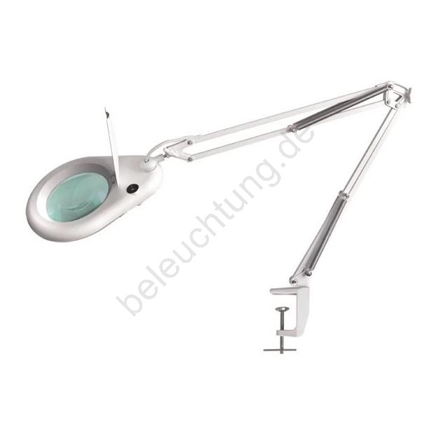 LED-Tischleuchte mit Lupe LED/9W/230V weiß/chrom | Beleuchtung.de