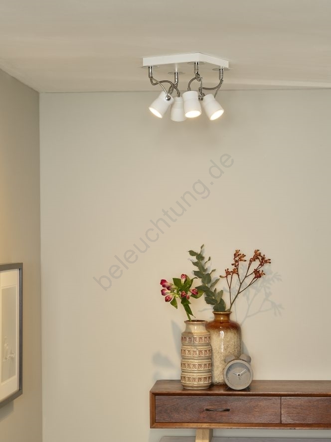 Lucide 16955/20/31 - LED Spotlight SAMBA 4xGU10/4,5W/230V weiss ...