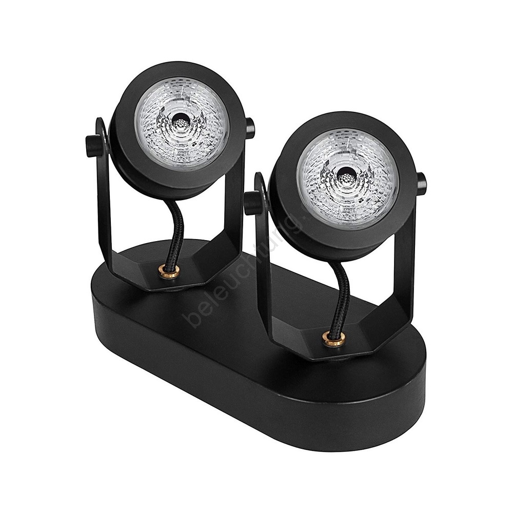 Osram - LED Spotlight SINGLE 2xGU10/6,1W/230V schwarz | Beleuchtung.de