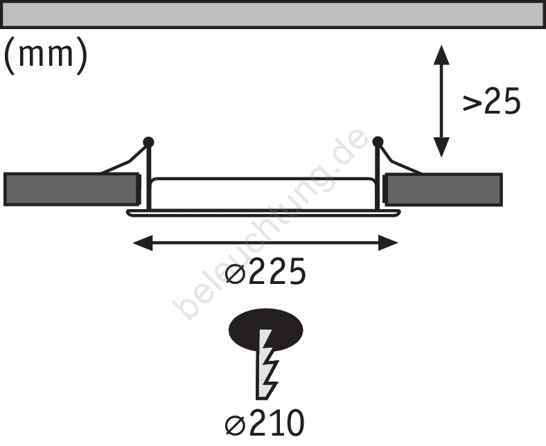 Paulmann 92718 - LED Platte PREMIUM LINE LED/13W/230V | Beleuchtung.de