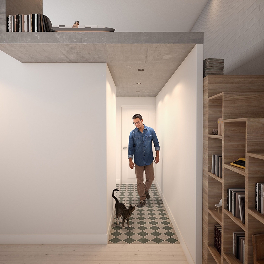 Philips 50403/99/PN - SET 3x Einbauleuchte MYLIVING DONEGAL 3xGU10/5,5W/230V | Beleuchtung.de