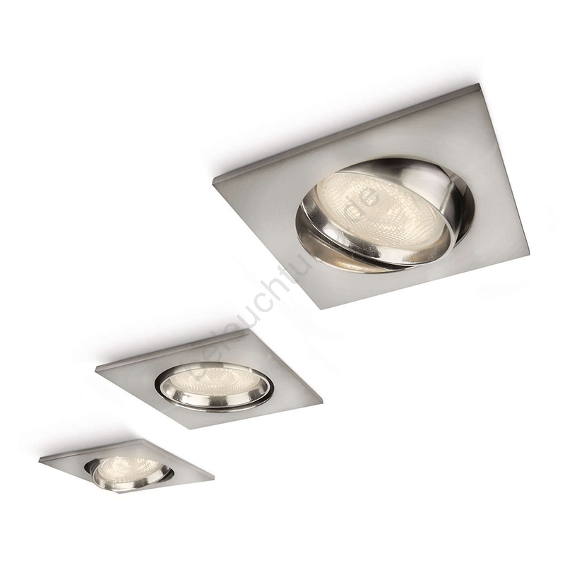 Philips 59080/17/16 - set 3x LED Einbauleuchte MYLIVING GALILEO 3xLED/3W/230V | Beleuchtung.de