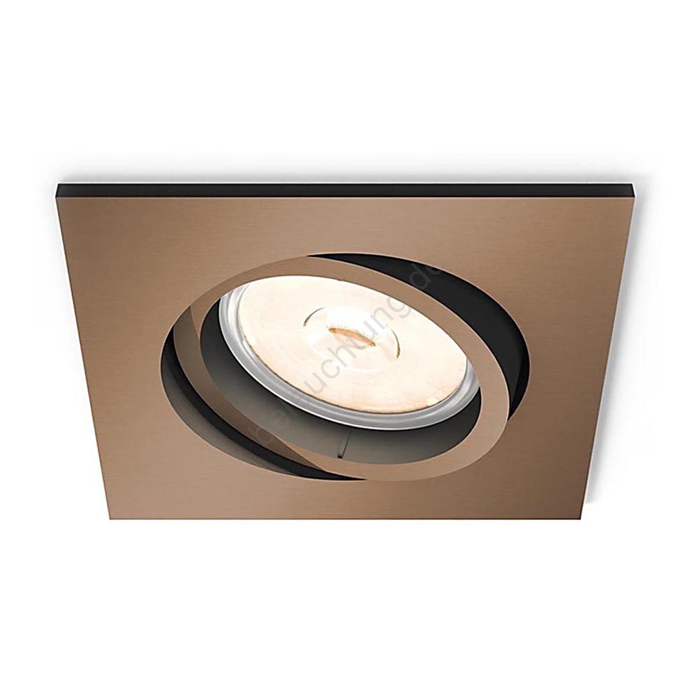 Philips 50401/05/PN - Einbauleuchte MYLIVING DONEGAL 1xGU10/5,5W/230V | Beleuchtung.de