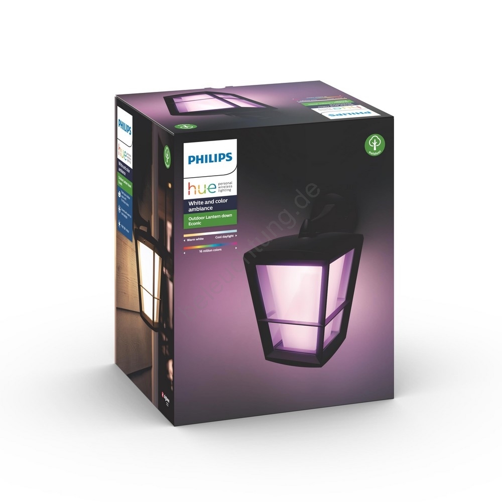 Philips - LED RGB Außen-Wandleuchte Hue ECONIC LED/15W/230V IP44 ...