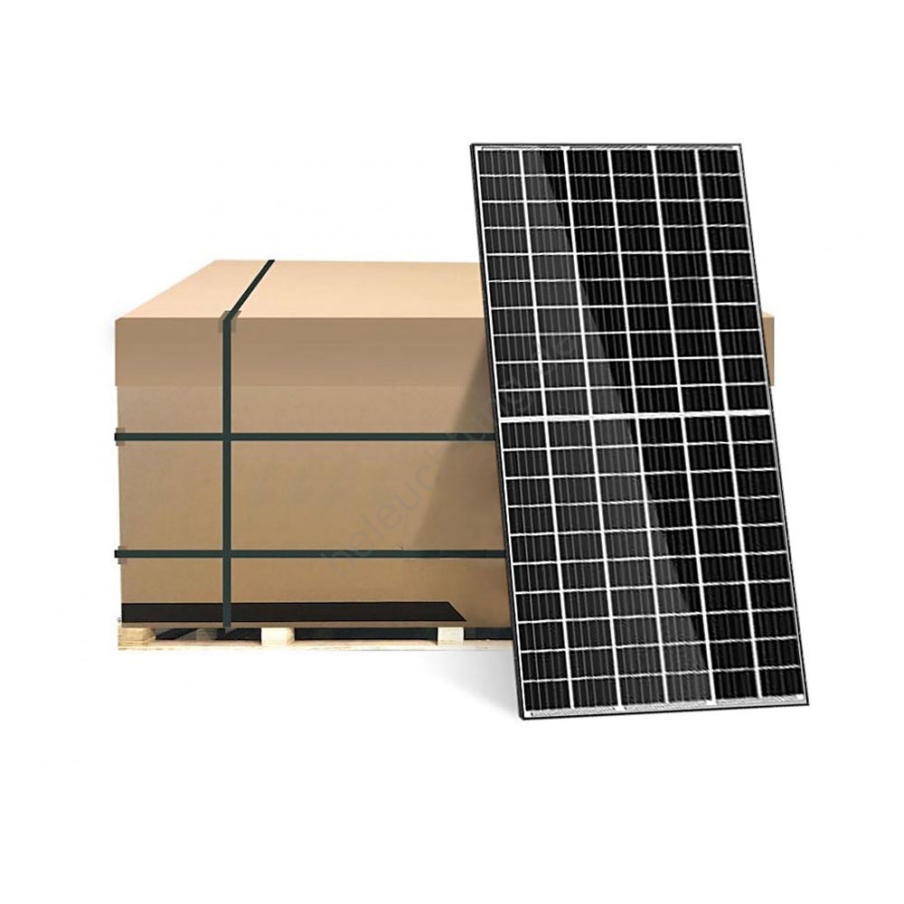 Photovoltaik-Solarmodul LEAPTON 410Wp schwarzer Rahmen IP68 Halbzellen ...