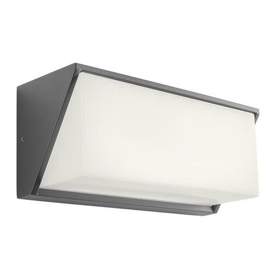Redo 90238 - LED Auβen-Wandbeleuchtung SPECTRA LED/17W/230V IP54 grau ...