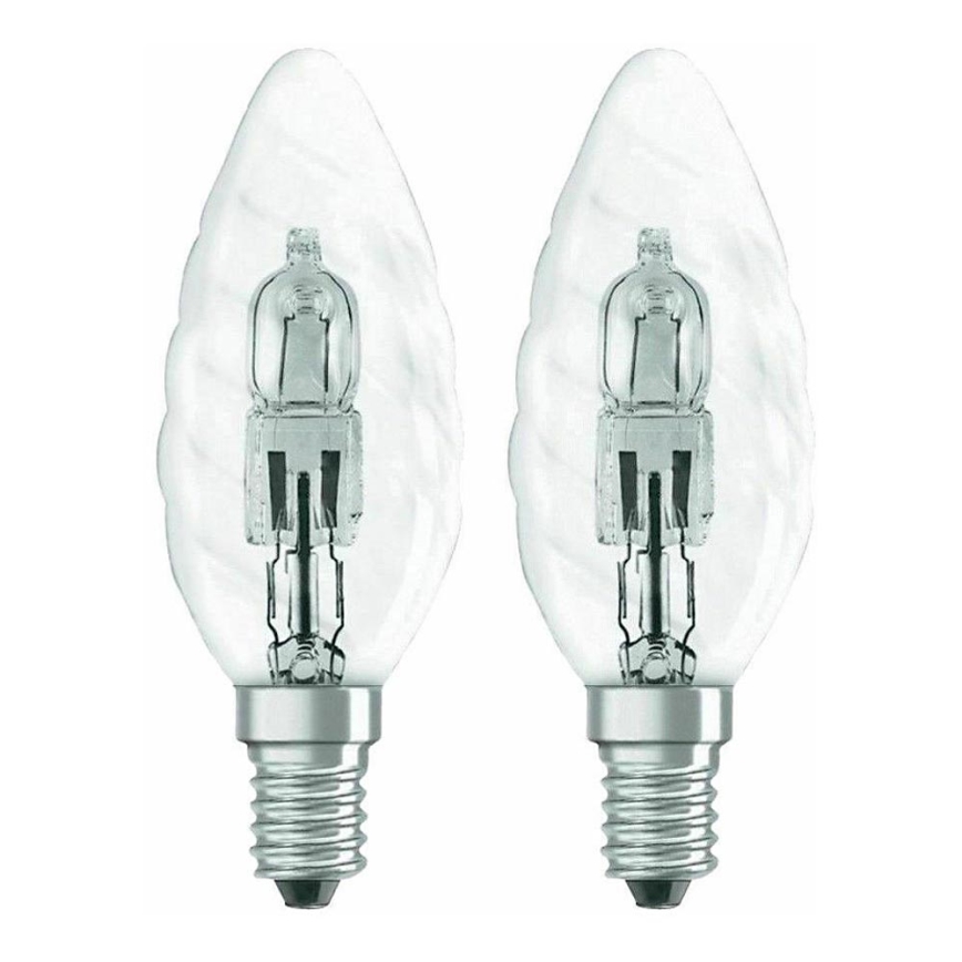 SET 2x Halogenlampe E14/30W/230V 2700K - Osram | Beleuchtung.de