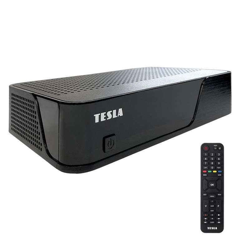 Tesla - DVB-T2 H.265 (HEVC) Receiver mit HbbTV 12V + Fernbedienung ...