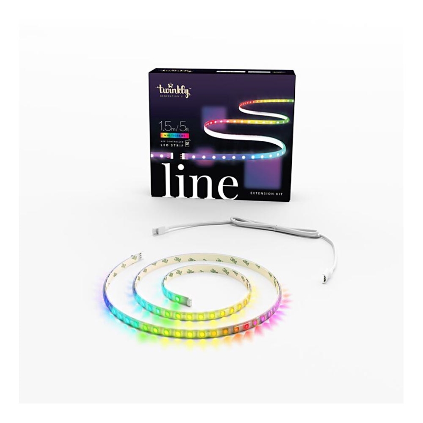 Twinkly TWL100ADP-W - LED-RGB Verlängerungsstreifen- LINE 100xLED 1,5m ...